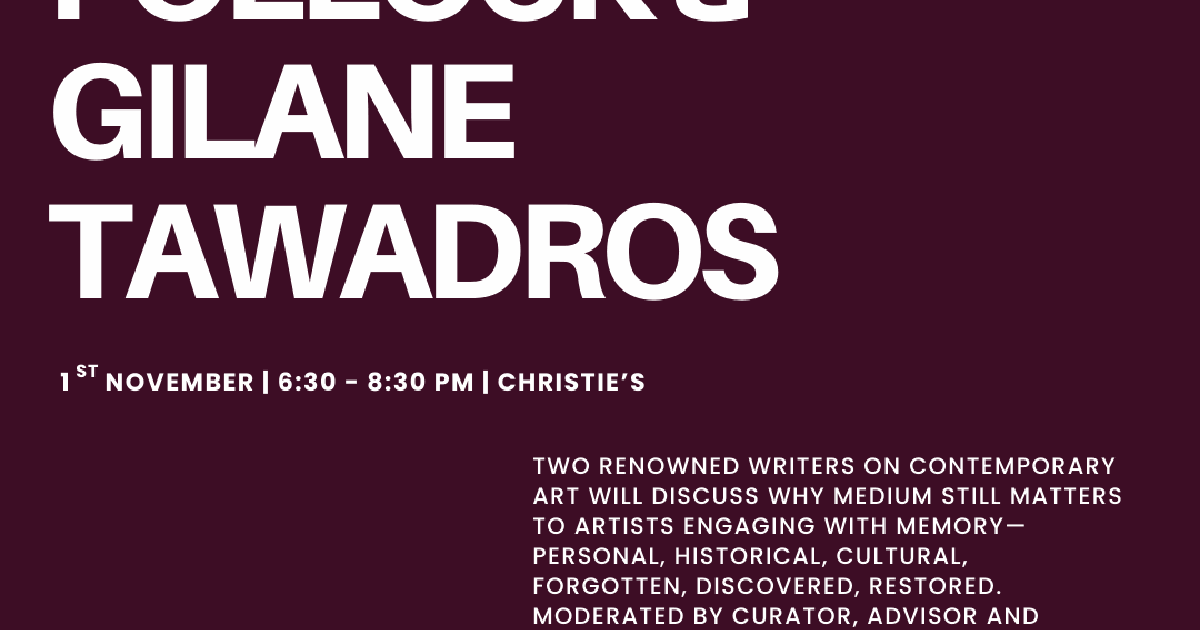 Medium and Memory: Griselda Pollock and Gilane Tawadros⁠ | Hackelbury ...